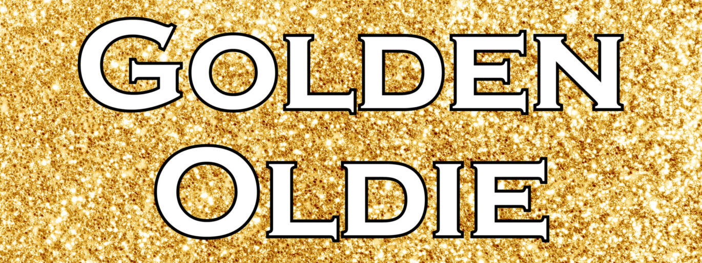 Spandoek Golden Oldie kopen - Opblaasfiguurshop